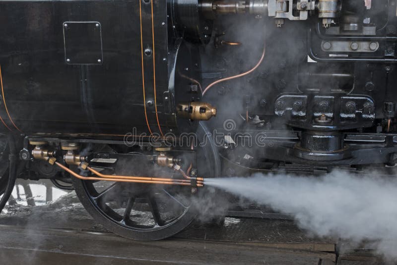 A steam engine`s wheel stock image. Image of steam, locomotive - 102892011