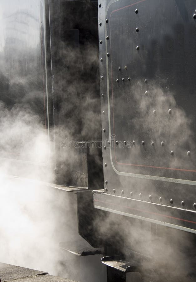 Steam engine side stock image. Image of tender, engine - 1168037