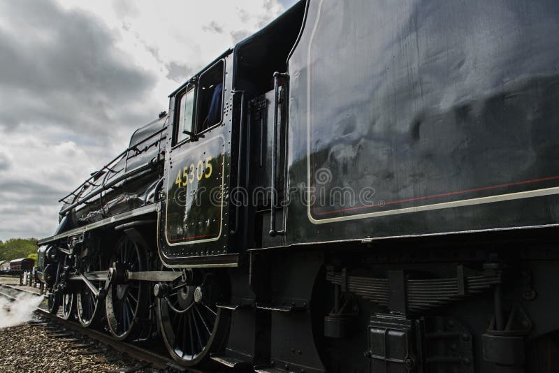 458 Steam Locomotive Side View Stock Photos - Free & Royalty-Free Stock ...