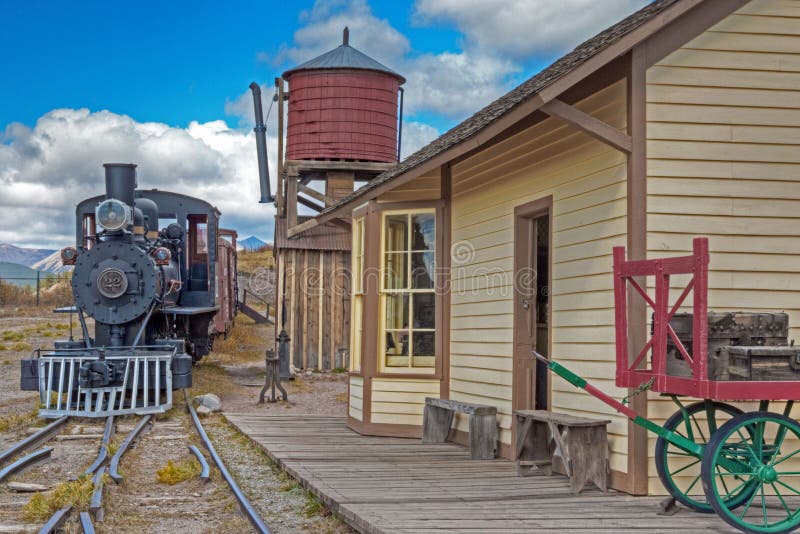 Steam Engine at Station editorial stock photo. Image of travel - 266973708