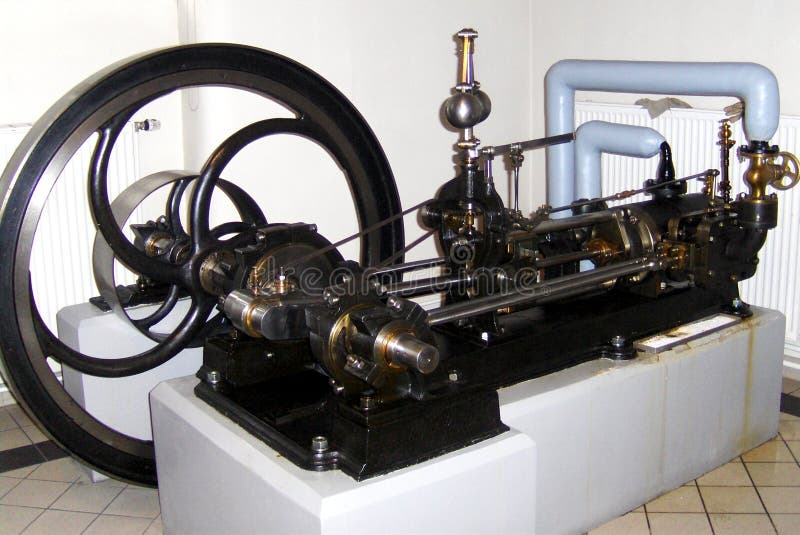 Steam Engine in the Technical Museum in Munchen (Technische Muzeum ...