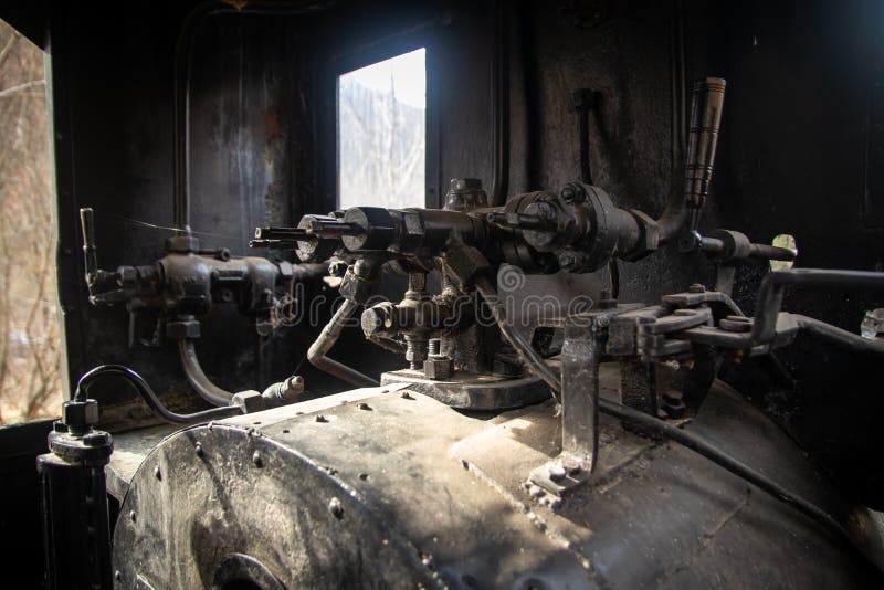 Steam engine for train stock image. Image of dark, industry - 139625023