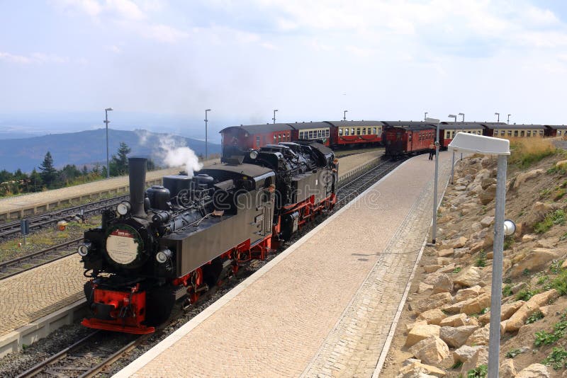 Steam Engine Train in Harz Region Editorial Photo - Image of ...