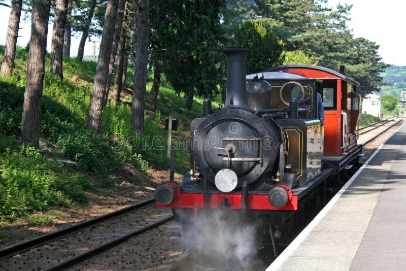 Steam engine stock image. Image of railway, track, door - 33703675