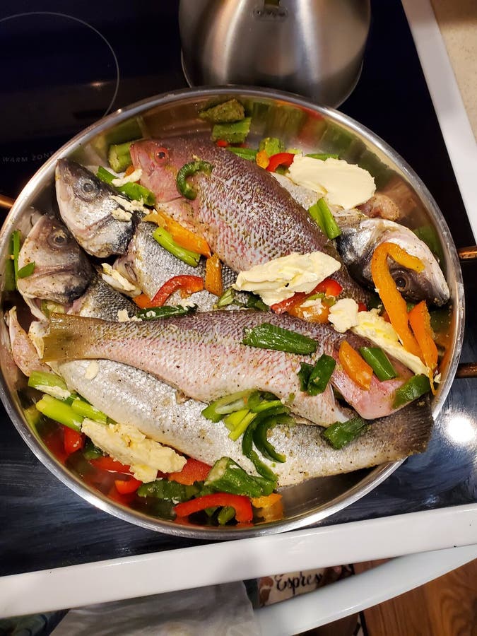 Steam fish recipe stock photo. Image of meal, produce - 278853664