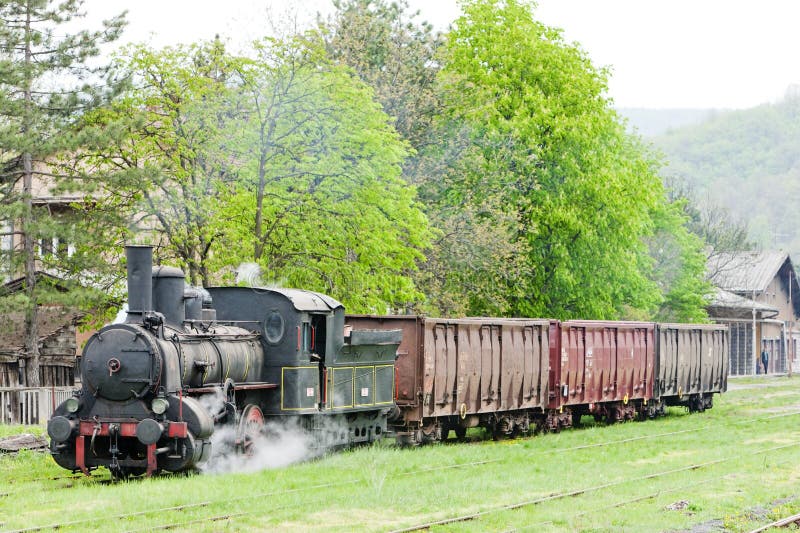 Steam Freight Train (126.014), Resavica, Serbia Editorial Image - Image ...