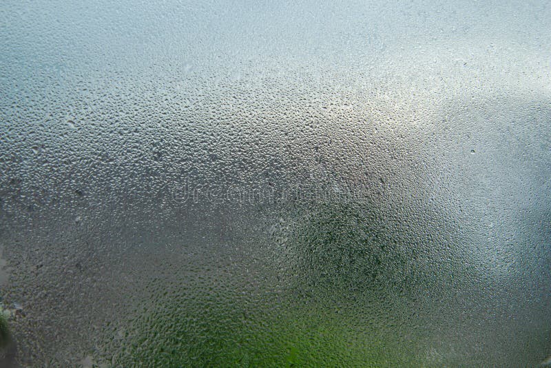 Steam on Glass Caused by Moisture Stock Photo - Image of natural, flush ...