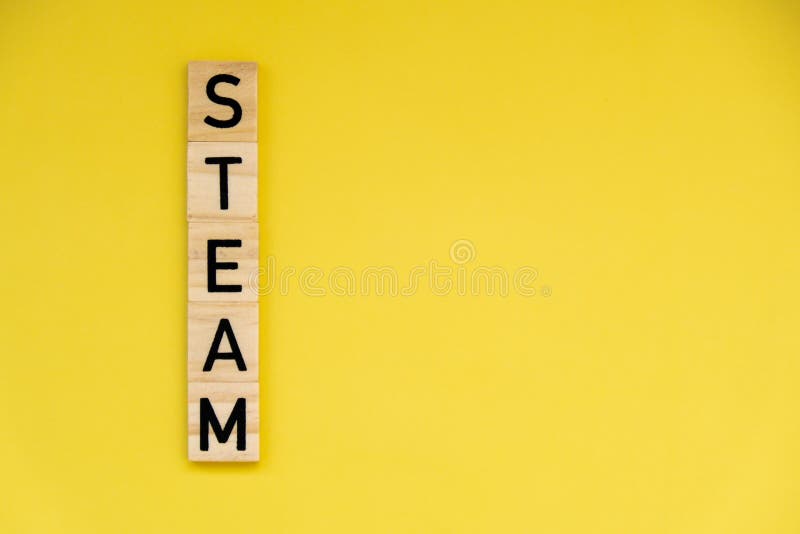 STEAM Inscription. Science Technology Engineering Arts Mathematics ...