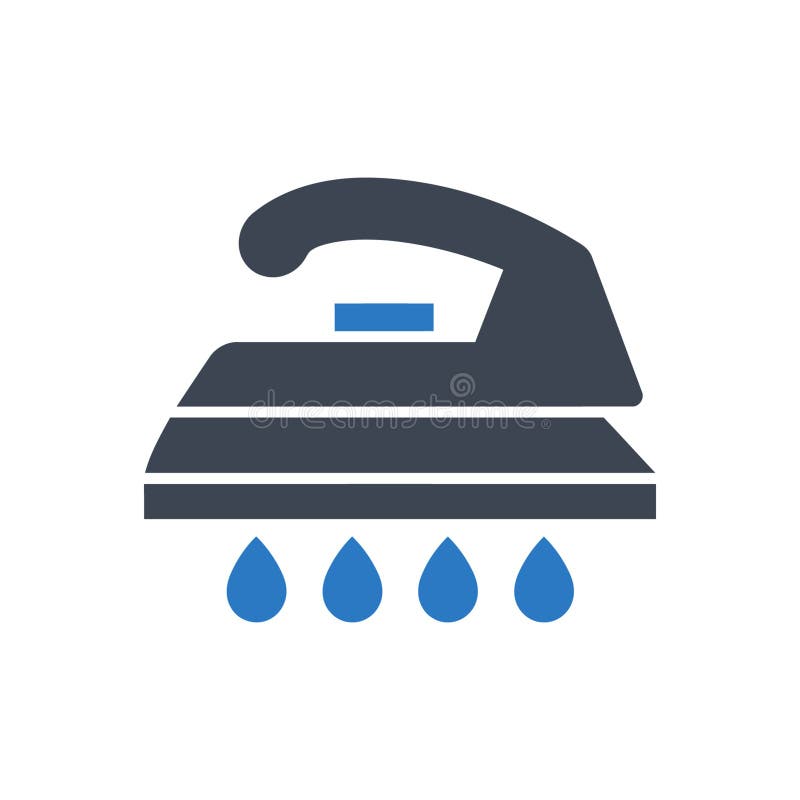 Steam Iron Icon stock vector. Illustration of symbol - 361752318