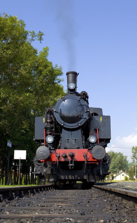 Old Time Vintage Steam Train Locomotive Stock Photo - Image of smoke ...