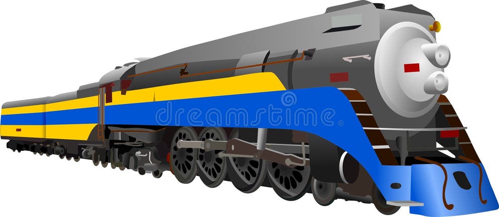 Steam Locomotive Headlight Stock Illustrations – 347 Steam Locomotive ...