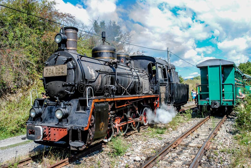 Steam locomotive editorial stock photo. Image of still - 92259363