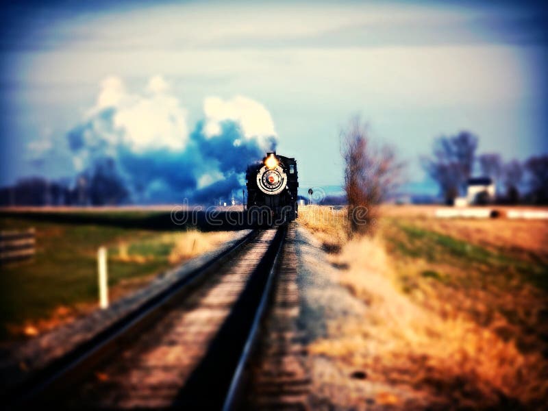 Steam engine stock image. Image of train, coming, tracks - 111812853