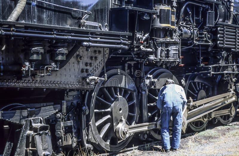 Steam locomotive stock photo. Image of antique, iron - 31901880