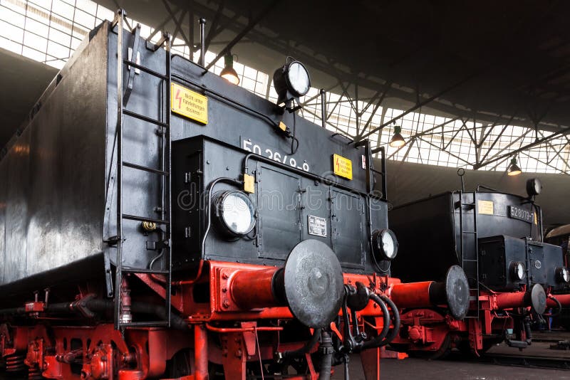 Steam Locomotive in Round House Editorial Photography - Image of ...