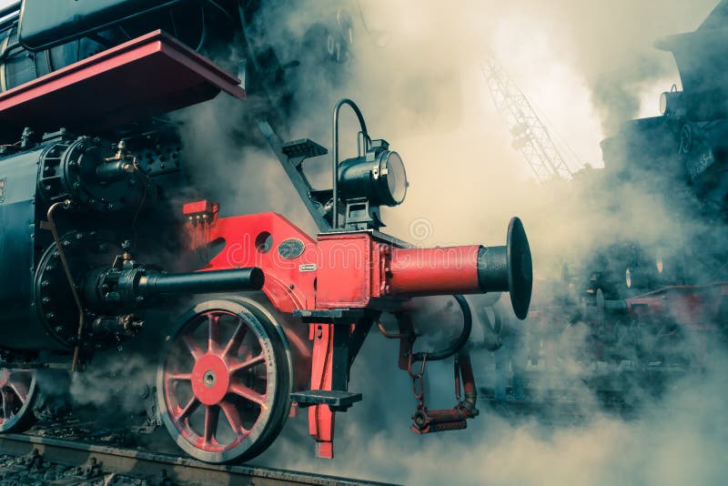 Steam Locomotive in Round House Editorial Photo - Image of building ...