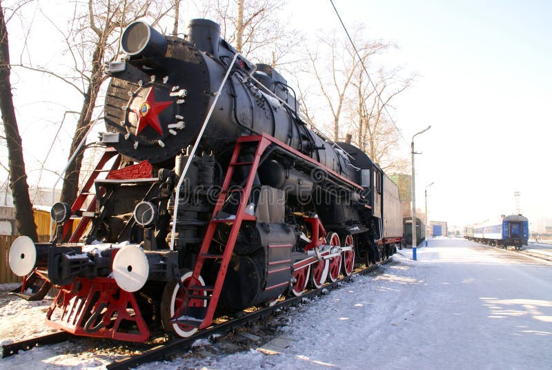 Steam Locomotive. Russia. Picture Image: 7793040