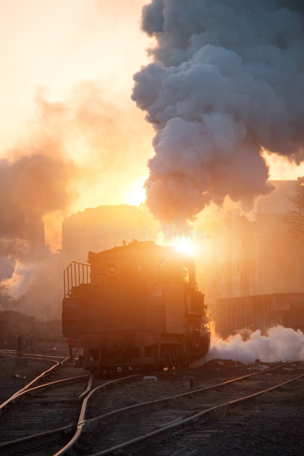 Steam locomotive stock photo. Image of engine, railways - 66171454