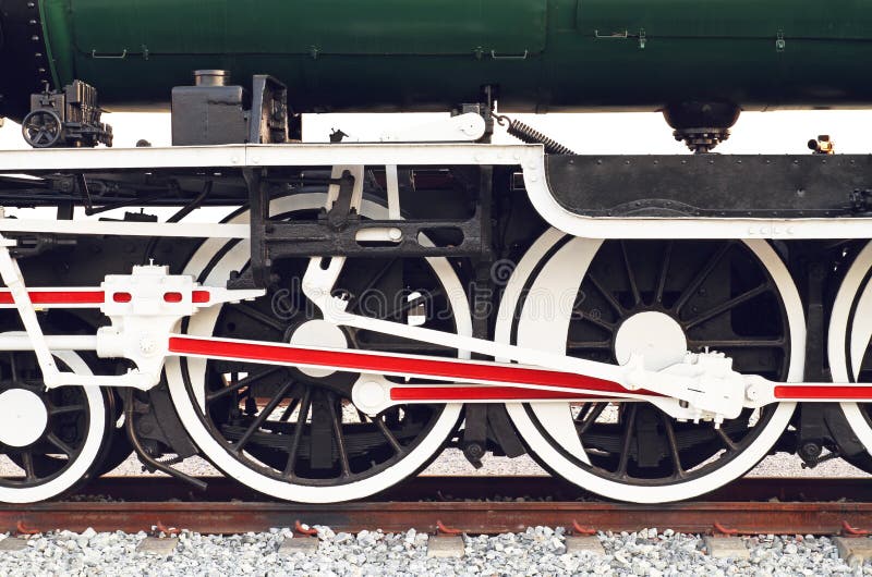 Steam locomotive wheel stock photo. Image of black, machine - 23570928