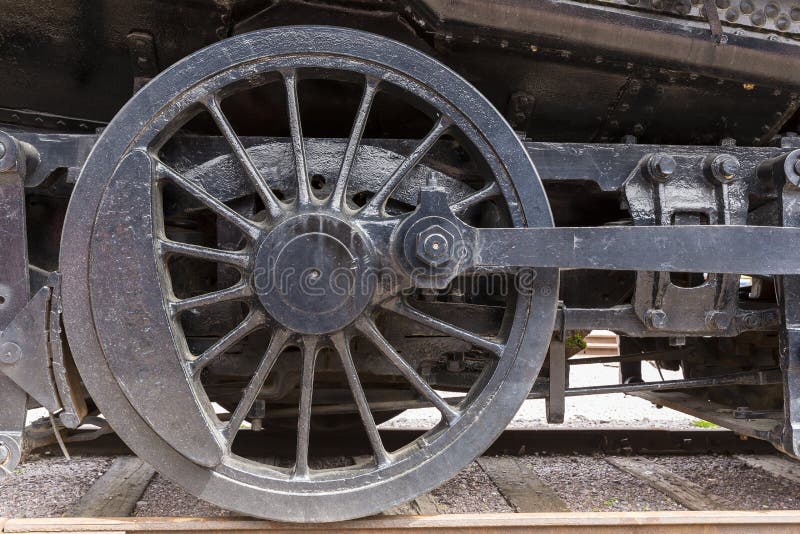 Steam Locomotive Wheel stock photo. Image of railway - 72929902