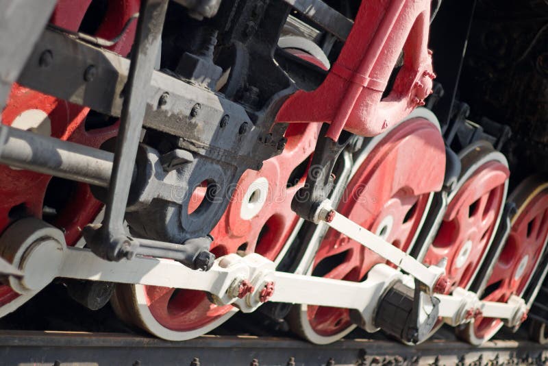 Steam Locomotive Wheels Picture. Image: 6196429