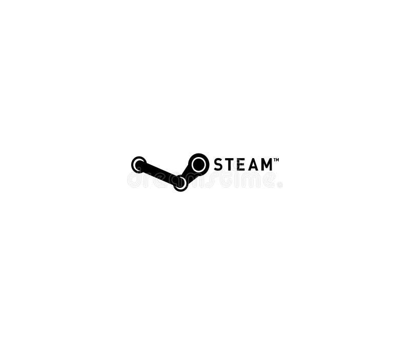 Steam Logo Editorial Illustrative on White Background Editorial ...