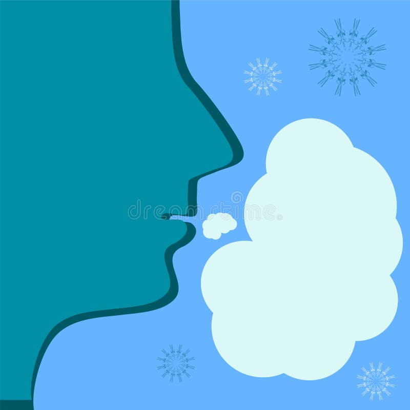 Steam Mouth Cold Weather Stock Illustrations – 6 Steam Mouth Cold ...