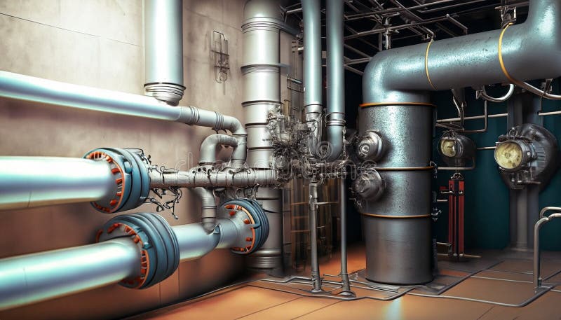 Steam pipe stock illustration. Illustration of weapon - 300470211