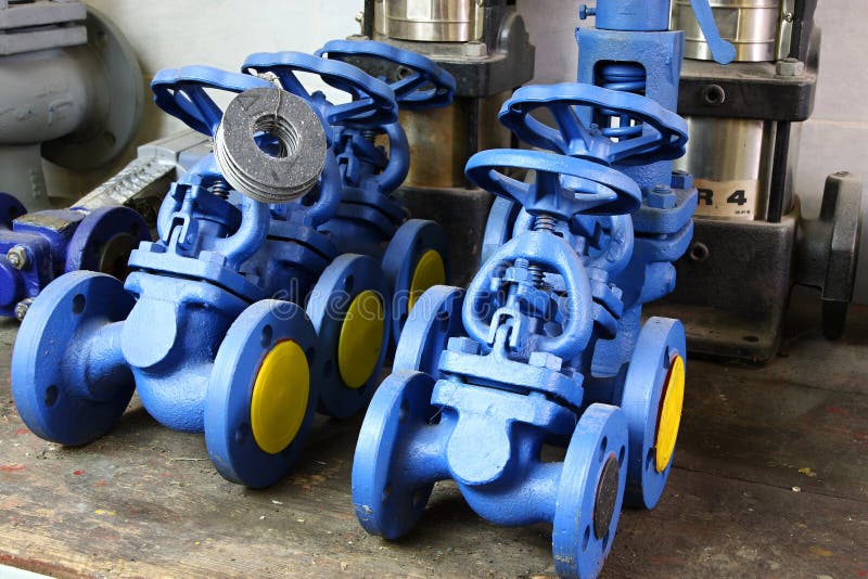 Steam pipe with a valve stock image. Image of room, natural - 12800653