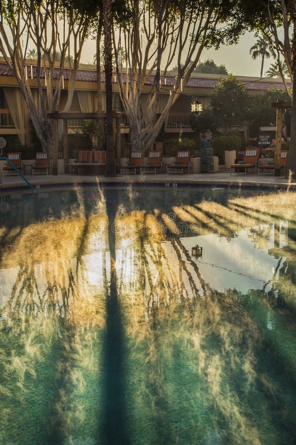 Steam on the Pool stock photo. Image of hotel, nature - 36947282