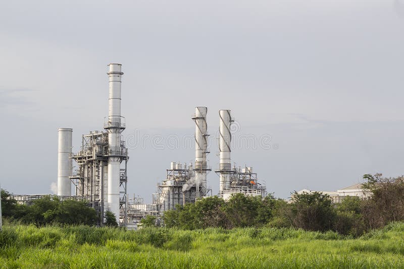 Steam power plant stock photo. Image of electric, high - 77210628