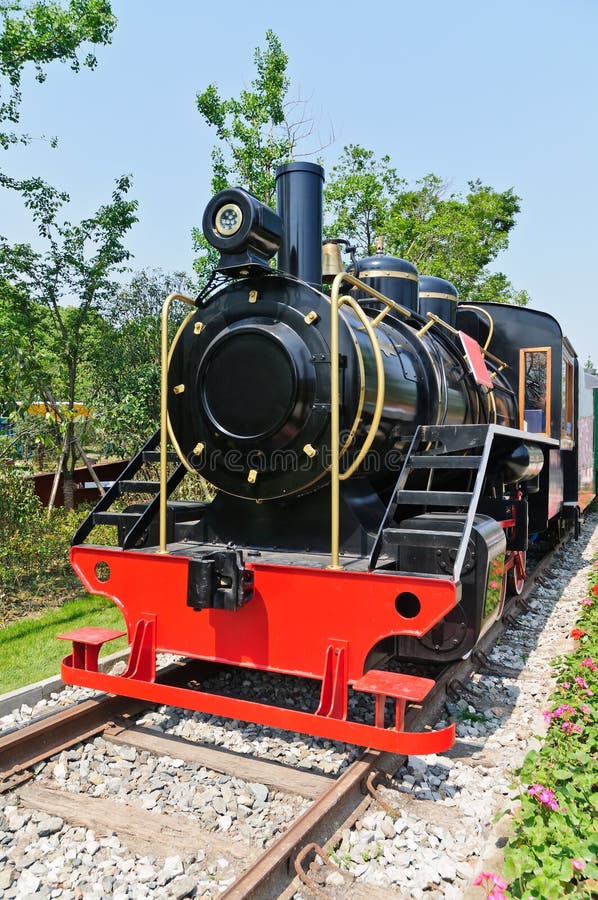 Steam engine powered train stock photo. Image of soot - 5189946