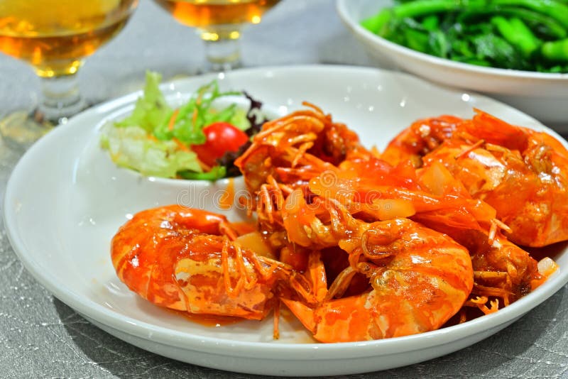 Steam Prawn shrimp seafood stock photo. Image of food - 251468946