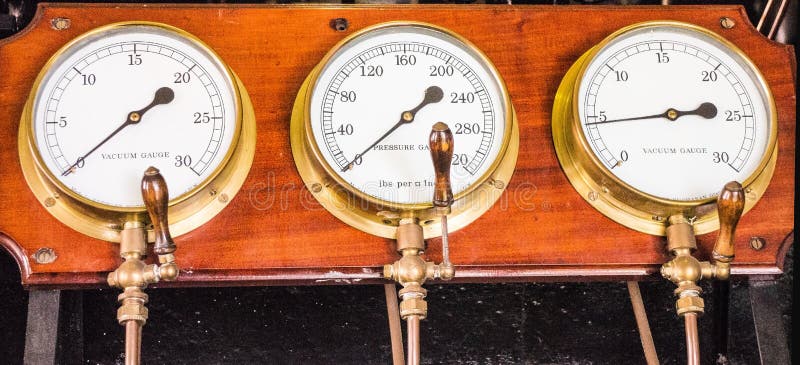 Pressure Guages stock image. Image of monitor, monitoring - 49286933