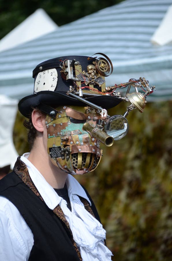 Steam Punk gang editorial stock photo. Image of skull - 26844293