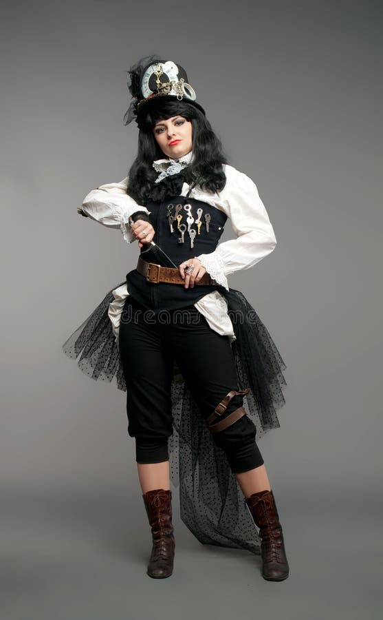 Steam-punk Stylized Pirate Character Stock Image - Image of punk ...