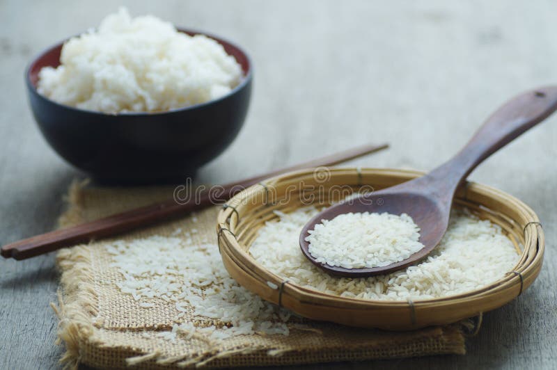 Steam rice in bowl stock photo. Image of plain, culture - 99983596