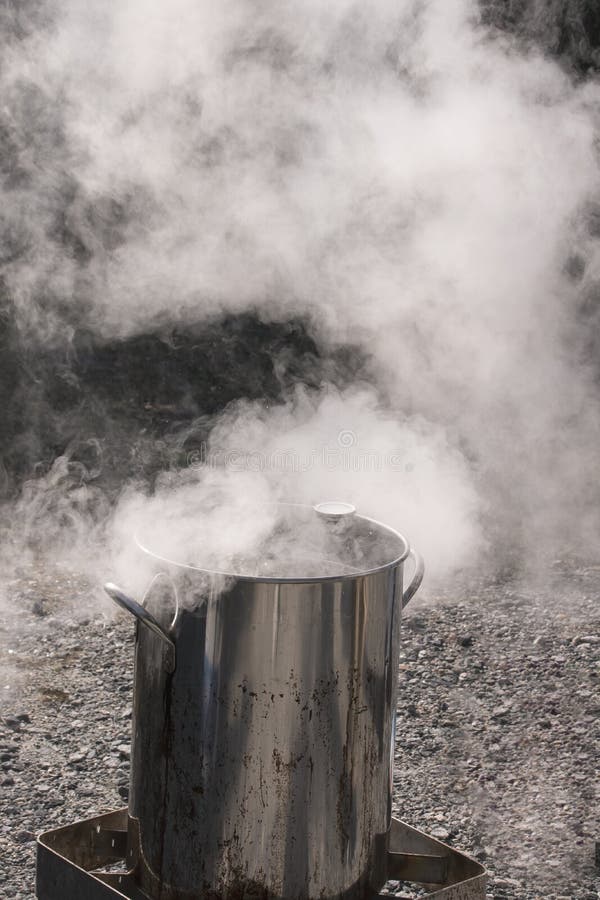 Steam Rising from a Frying Turkey Stock Photo - Image of turkey ...