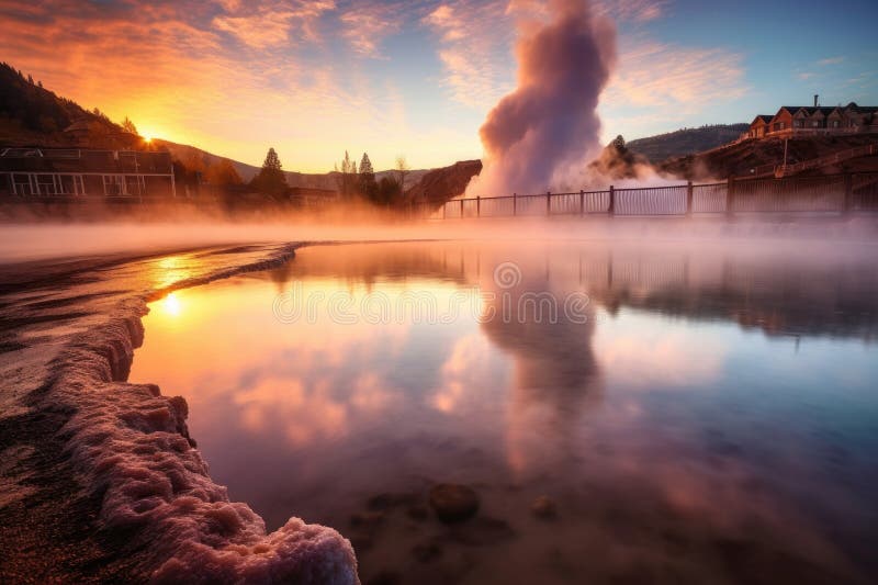 Geothermal Pool Stock Illustrations – 186 Geothermal Pool Stock ...