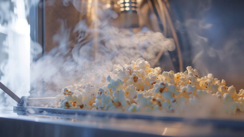 Steam Rising from the Small Opening on Top of the Machine Signaling ...