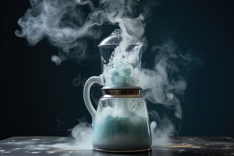 Steam Rising from a Sterilized Baby Bottle Stock Illustration ...