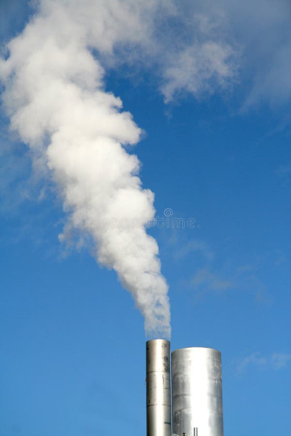 Steam rising from a tower stock photo. Image of smokestack - 536164