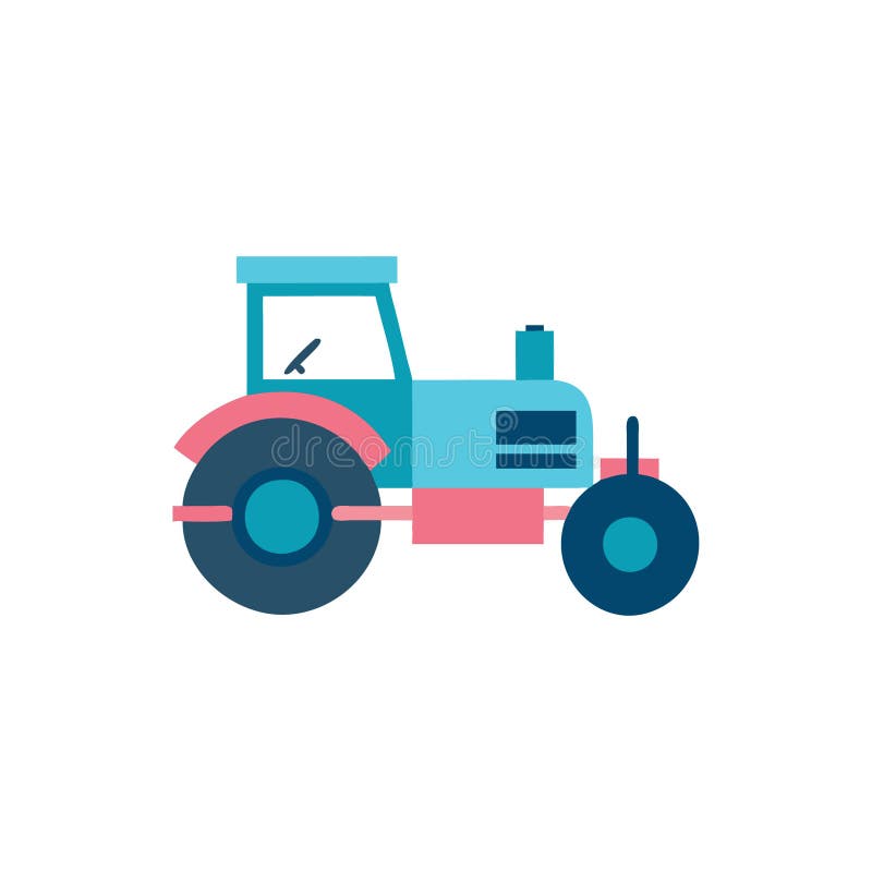 Steam Roller Icon for Heavy Duty Work Stock Photo - Illustration of ...