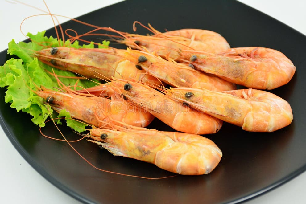 Steam shrimp. stock photo. Image of diet, food, seafood - 46308274