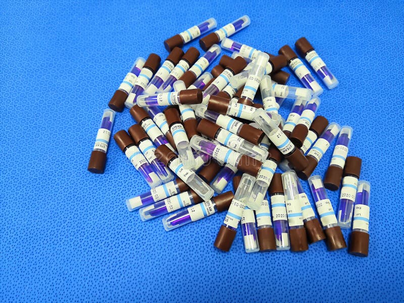 Steam Sterilization Biological Indicator Vial Stock Image - Image of ...