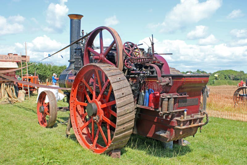 Steam traction engine editorial image. Image of wheel - 104393710