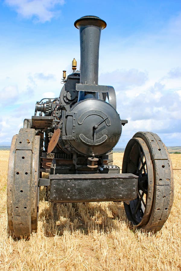 Steam traction engine stock photo. Image of machine, agricultural ...