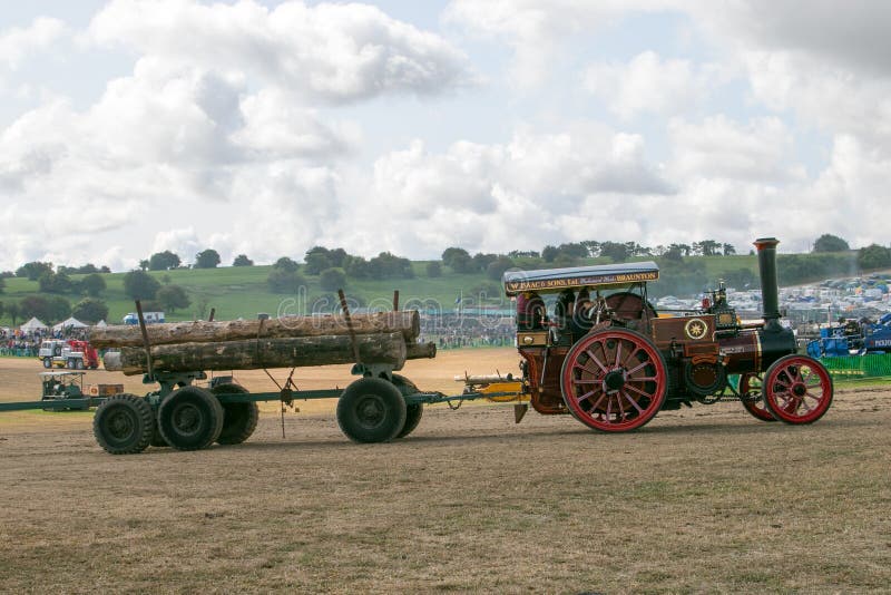 Steam traction engine editorial stock photo. Image of countryside ...