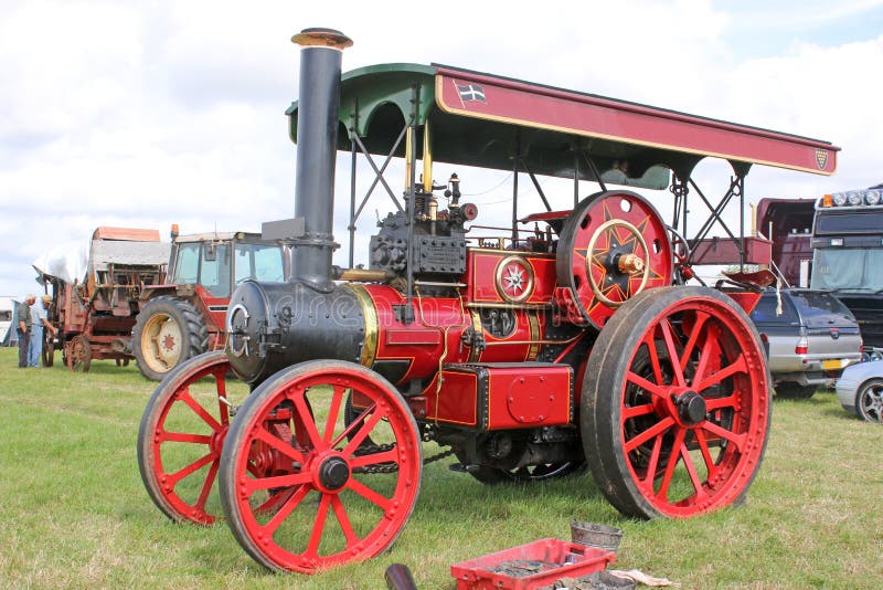 Steam Traction Engine editorial stock image. Image of field - 120912249