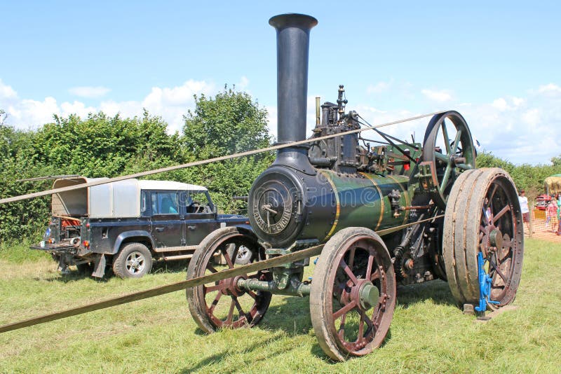 Steam traction engine stock photo. Image of work, england - 124243038